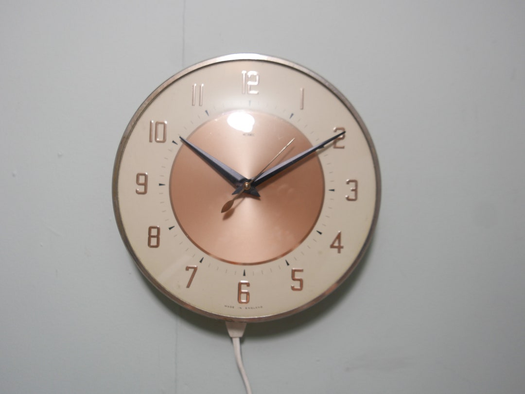 Metamec - Vintage Wall Clock - 1960 - England - Mid Century - Etsy