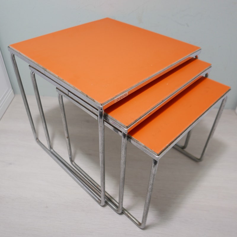 Orange Side Table - Etsy