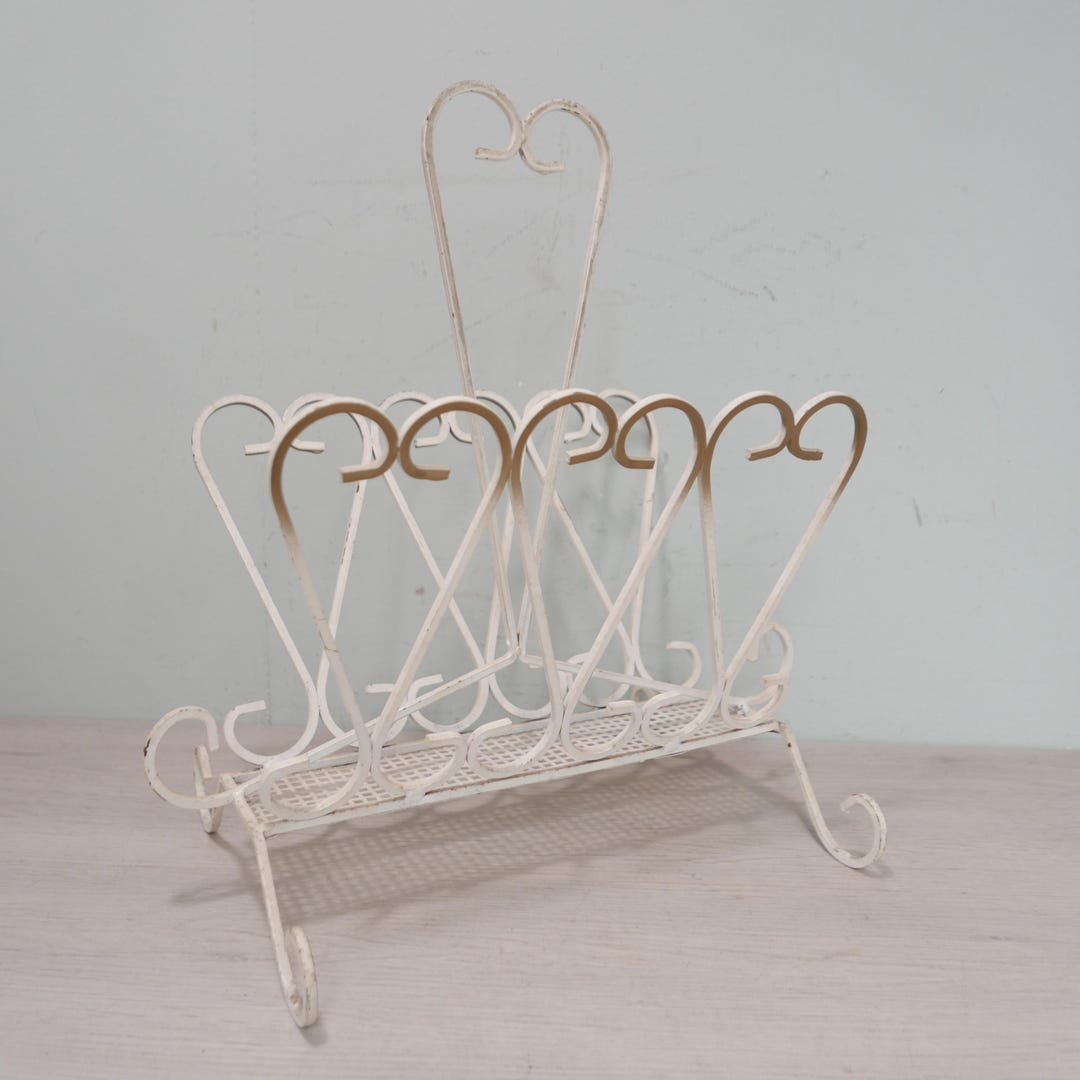 Vintage Iron Newspaper Rack - 1960 - Mid Century - Netherlands - Etsy