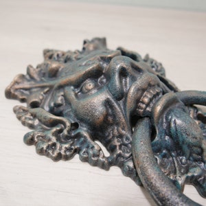 Door Knocker - Large Cast Iron Head - Etsy