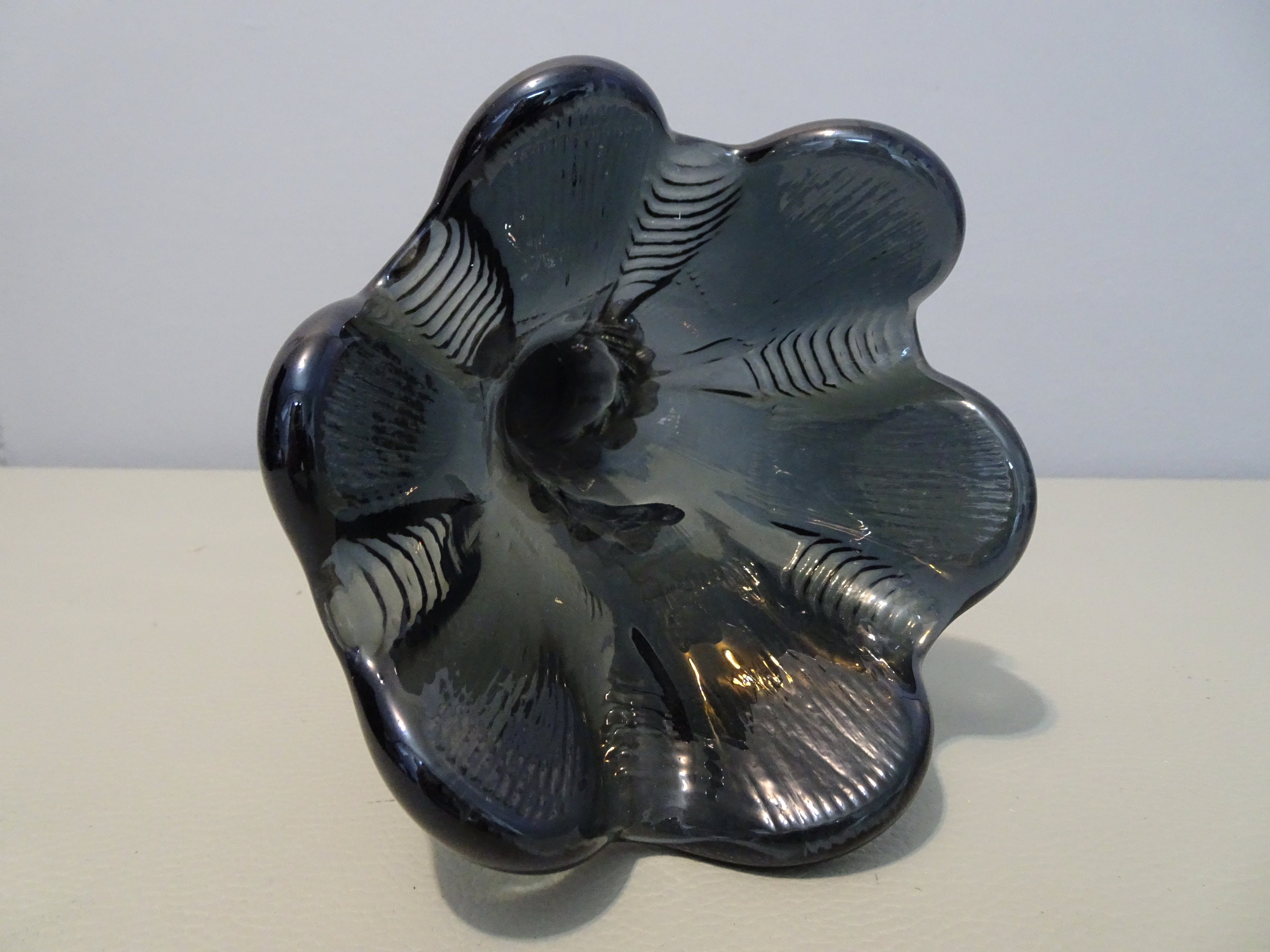 Vintage Glass Vase - 1970s - Design - Etsy