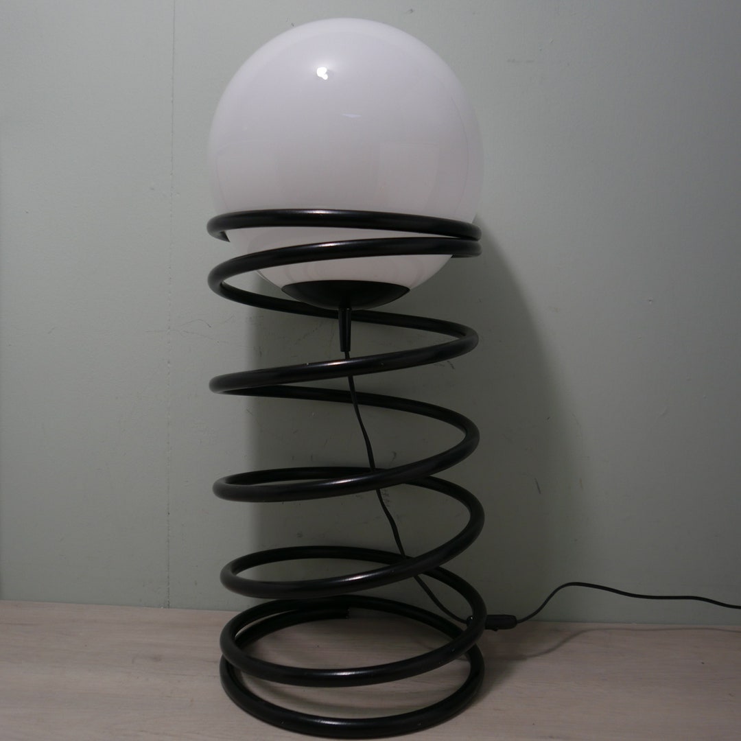 WOJA Spiral Lamp - MEGA Floor Lamp - Table Lamp - Netherlands - 1970 ...