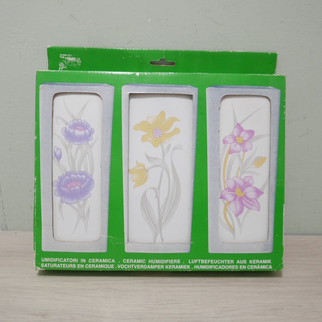 3 Vintage Humidifiers Radiator Water Reservoirs Porcelain 1970 Italy - Etsy
