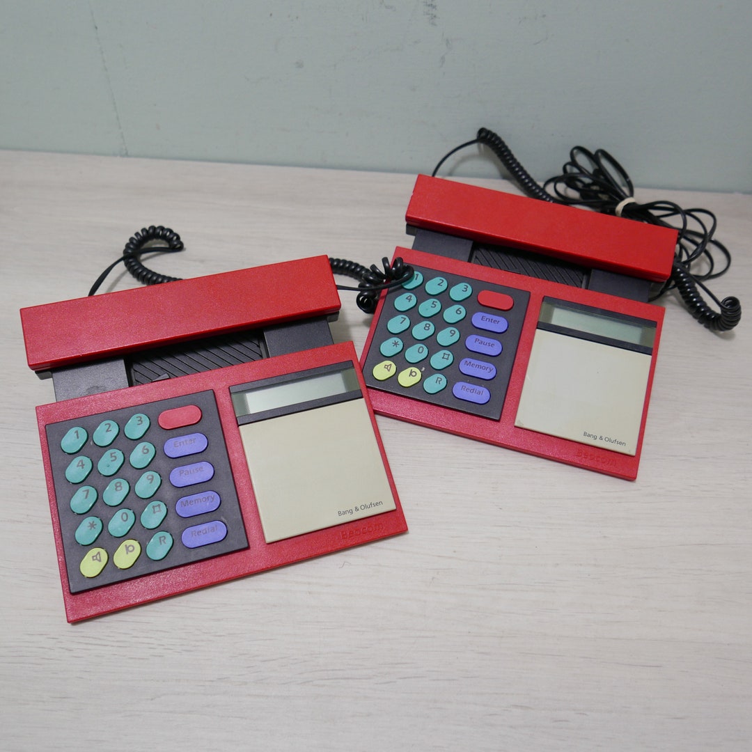 Bang & Olufsen Beocom 2000 Set of 2 Telephones Vintage 1986 Denmark - Etsy