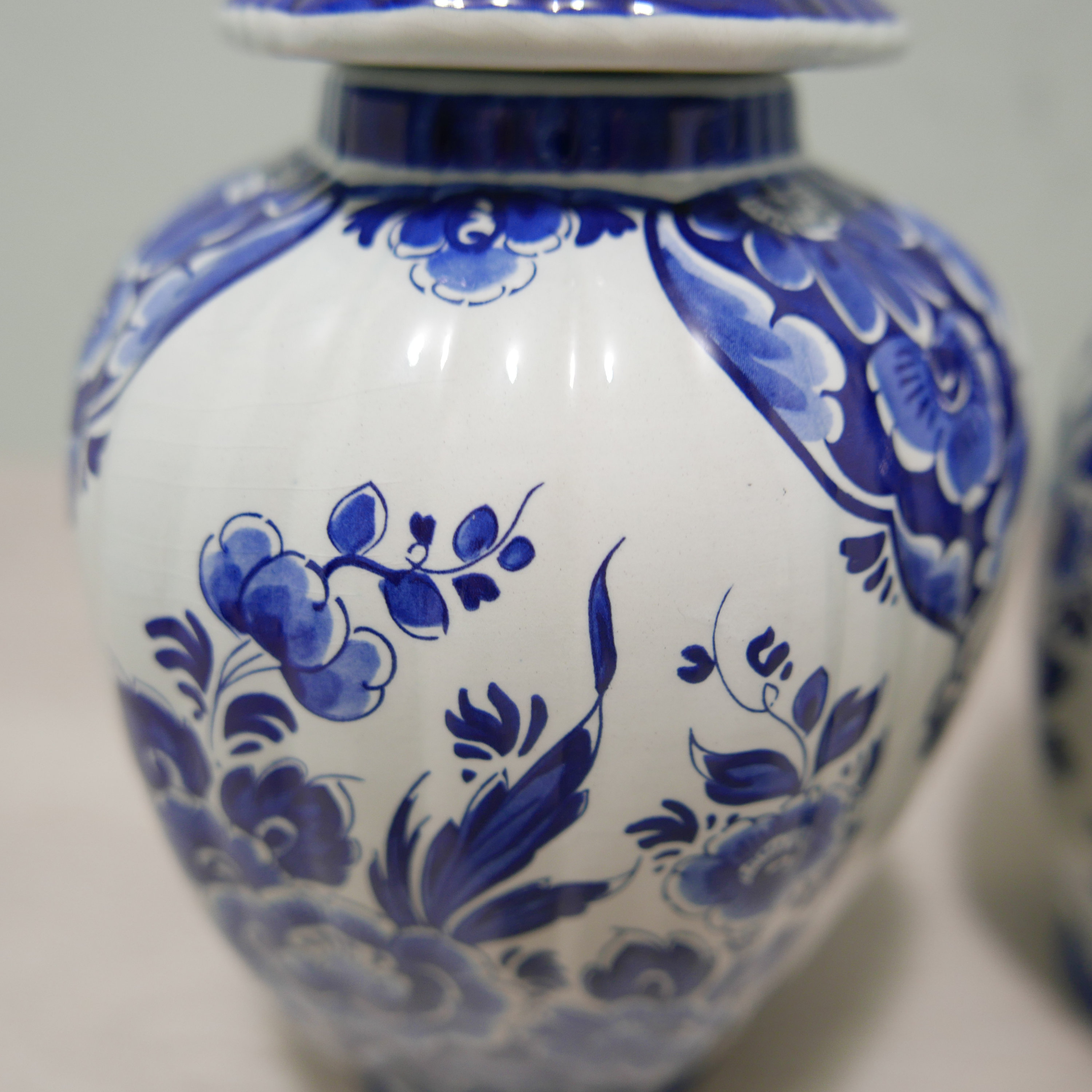 Delft Blue - Set of 2 Lidded Pots - Netherlands - 1970 - Vintage ...