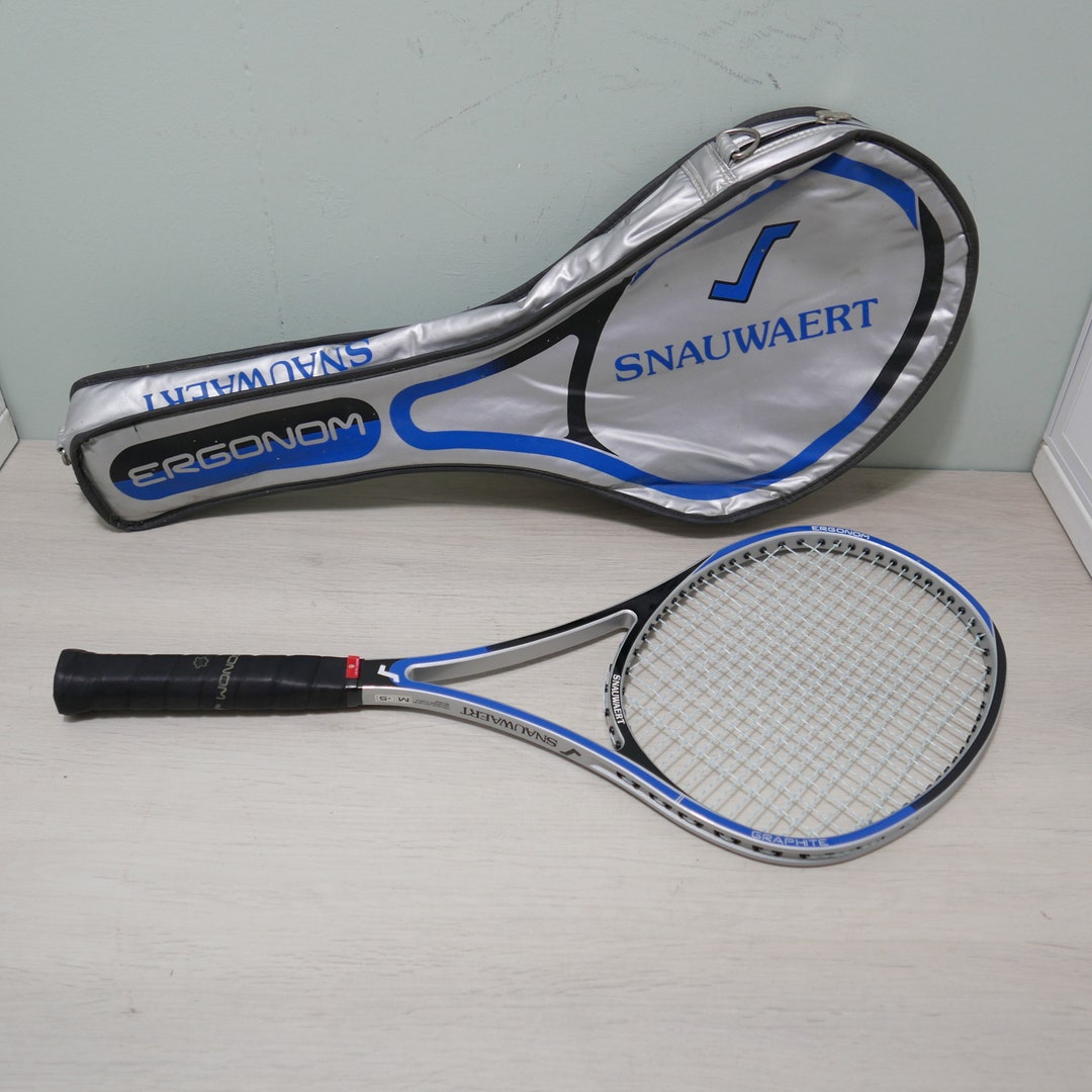 Snauwaert Ergonomic Tennis Racket - 1980s - Belgium - Gibello - Etsy