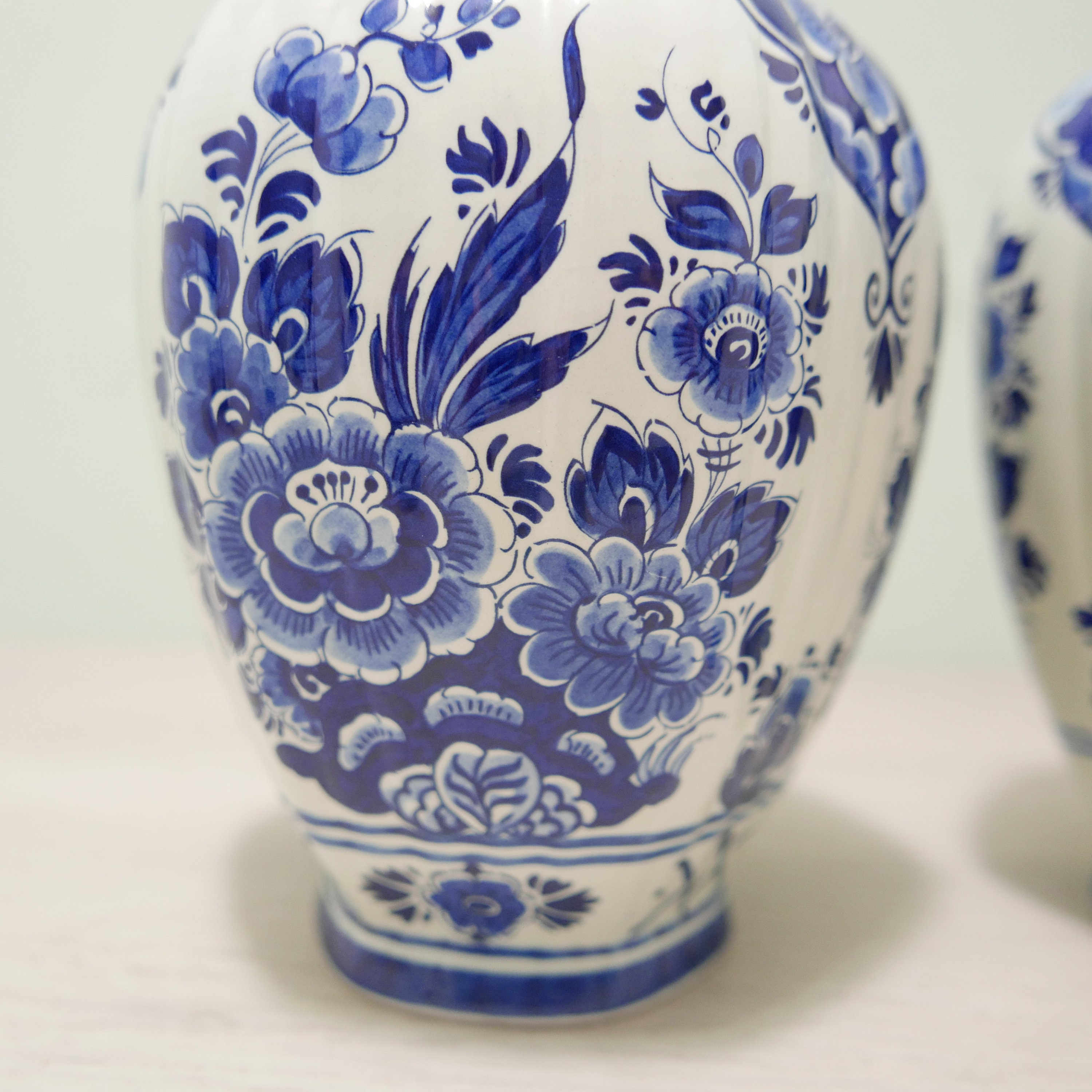 Delft Blue - Set of 2 Lidded Pots - Netherlands - 1970 - Vintage ...