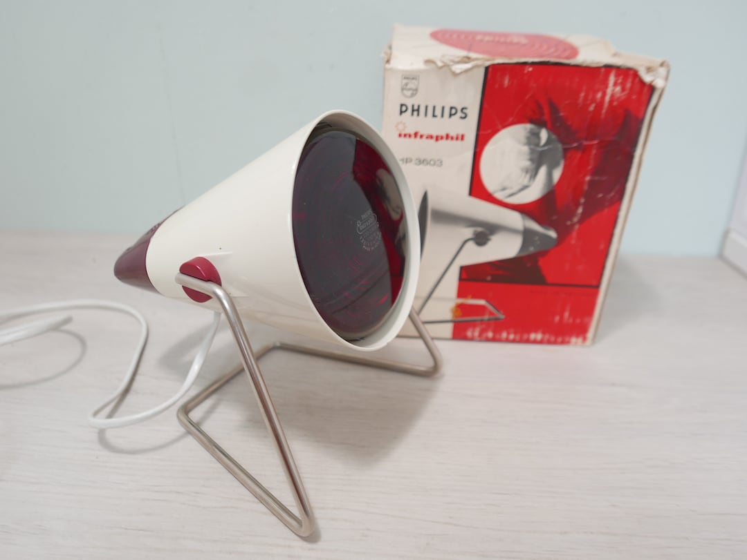 Philips Infrared Lamp Vintage Heat Lamp Netherlands 1970s Infraphil ...