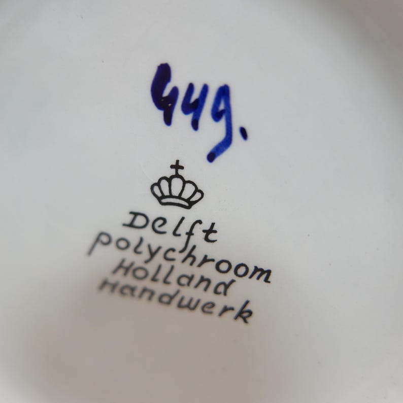 Delft Blue - Earthenware Beaker Vase - Netherlands - 1980 - Vintage - Etsy