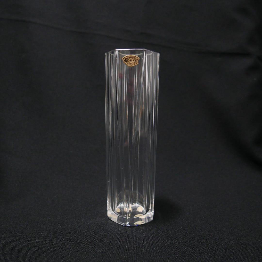 Val Saint Lambert - LASLO - Crystal Vase - 60s/70s - VSL Belgium ...