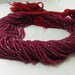 Tiny Red Spinel Faceted Rondelle Gemstone Beads Strand Micro - Etsy