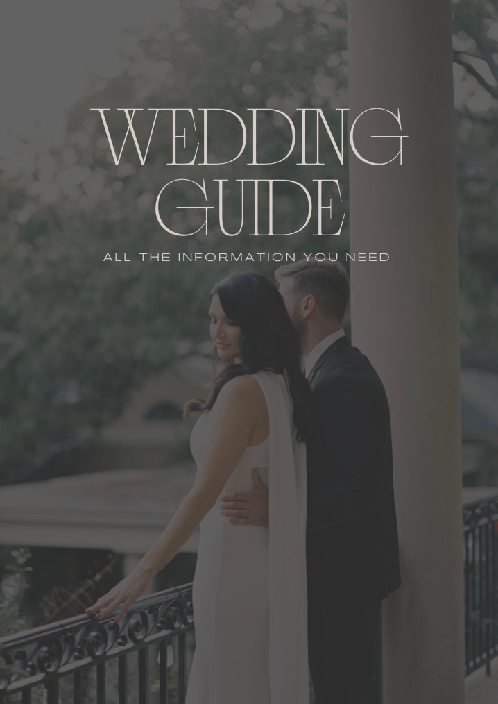 Modern Wedding Guide Template, Wedding Day Tips | Customizable on Canva ...