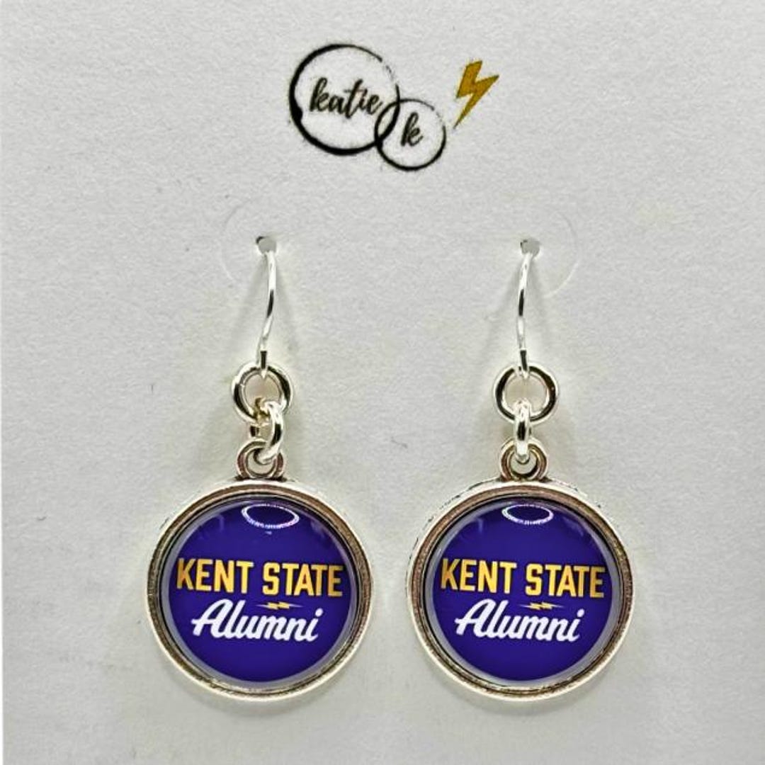 Kent State Alumni Earrings: Golden Flash Spirit Jewelry - Etsy