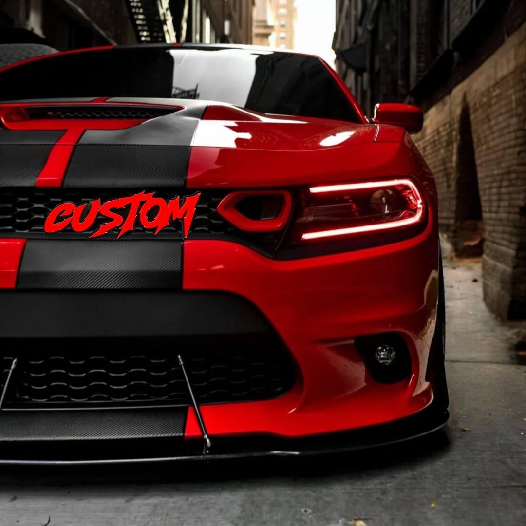 Custom 3D Acrylic Car Name Emblem Text Badge - MULTI COLOR - Customized ...