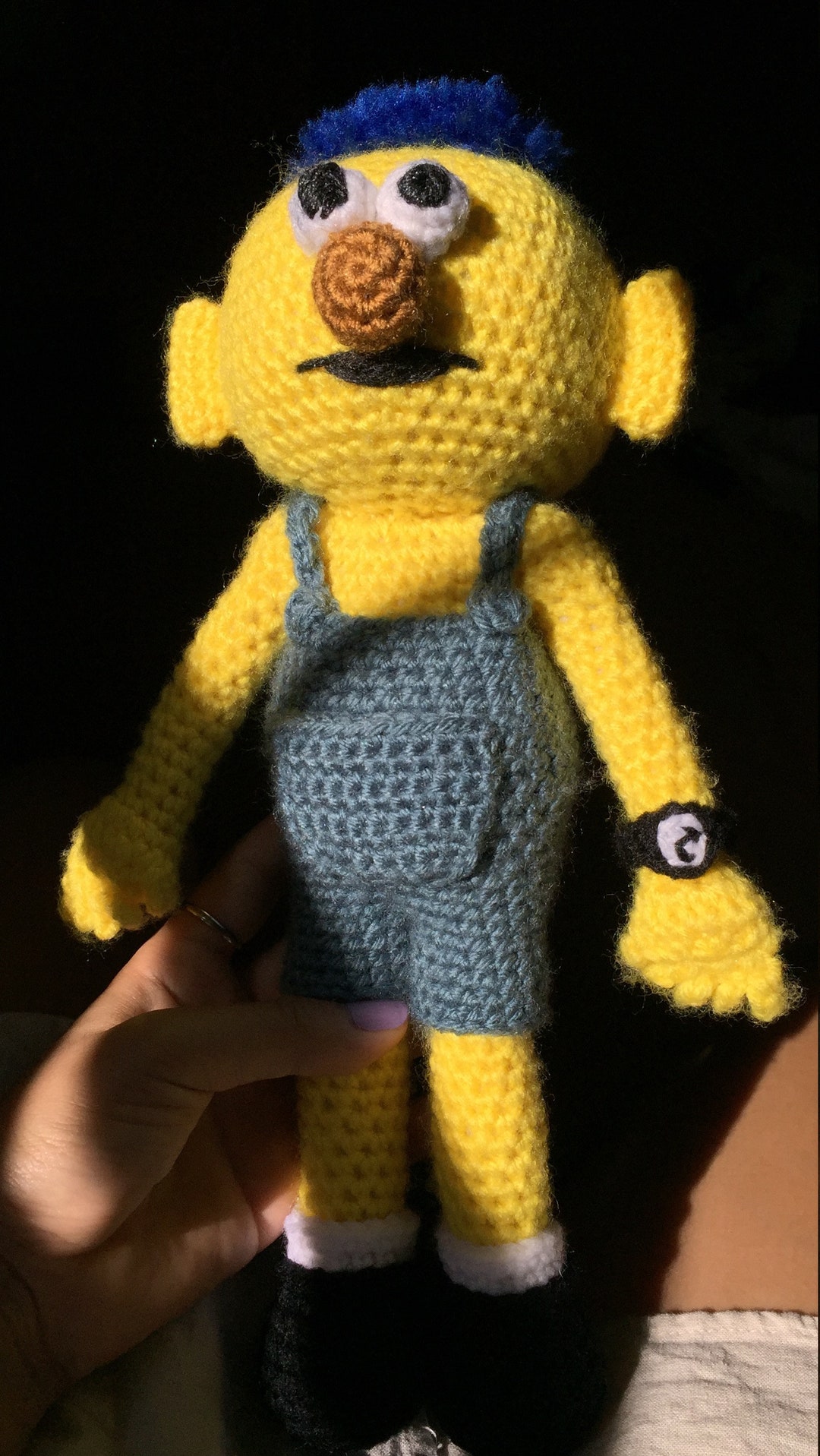 PDF PATTERN Don't Hug Me I'm Scared: Yellow Guy Amigurumi Crochet ...