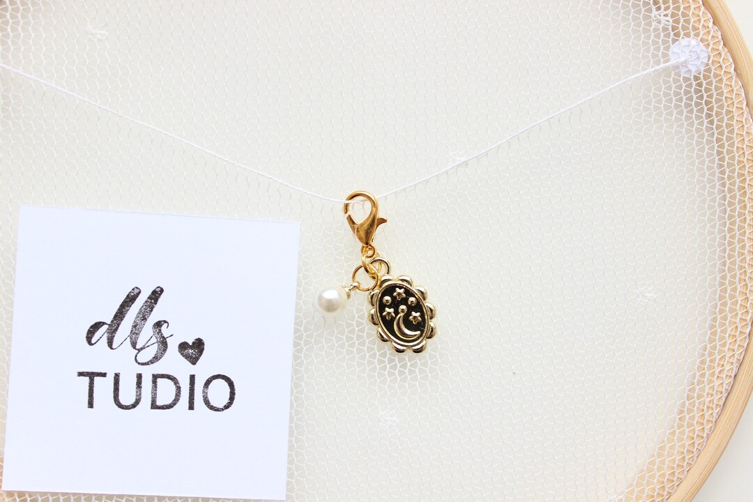 Luna Planner Charm for Agenda, Midori... - Etsy