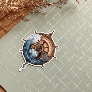 Vinyl Wanderlust Compass Sticker- Nautical Sticker- Outdoor Adventure ...
