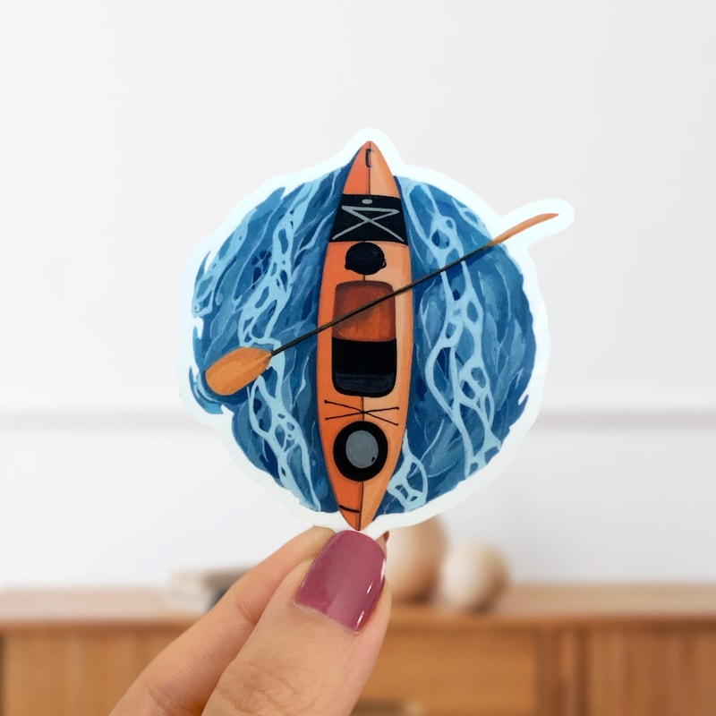 Kayak Decals and Stickers - Etsy