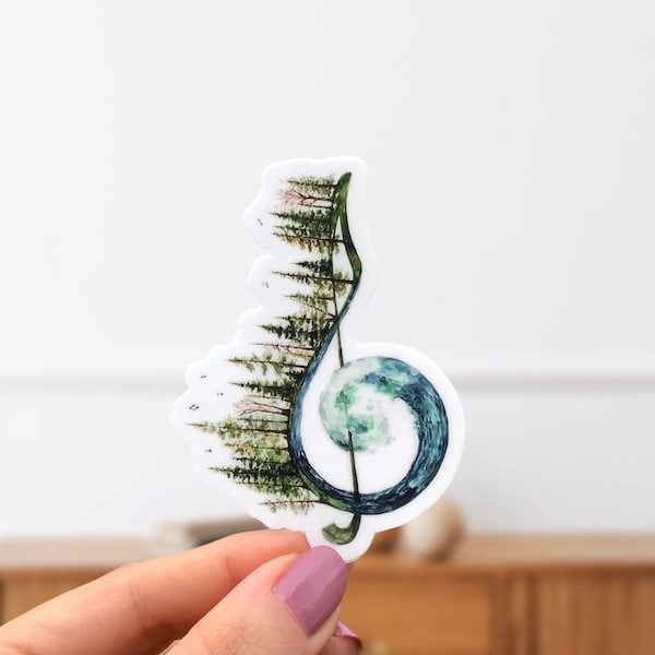 Treble Clef Stickers - Etsy