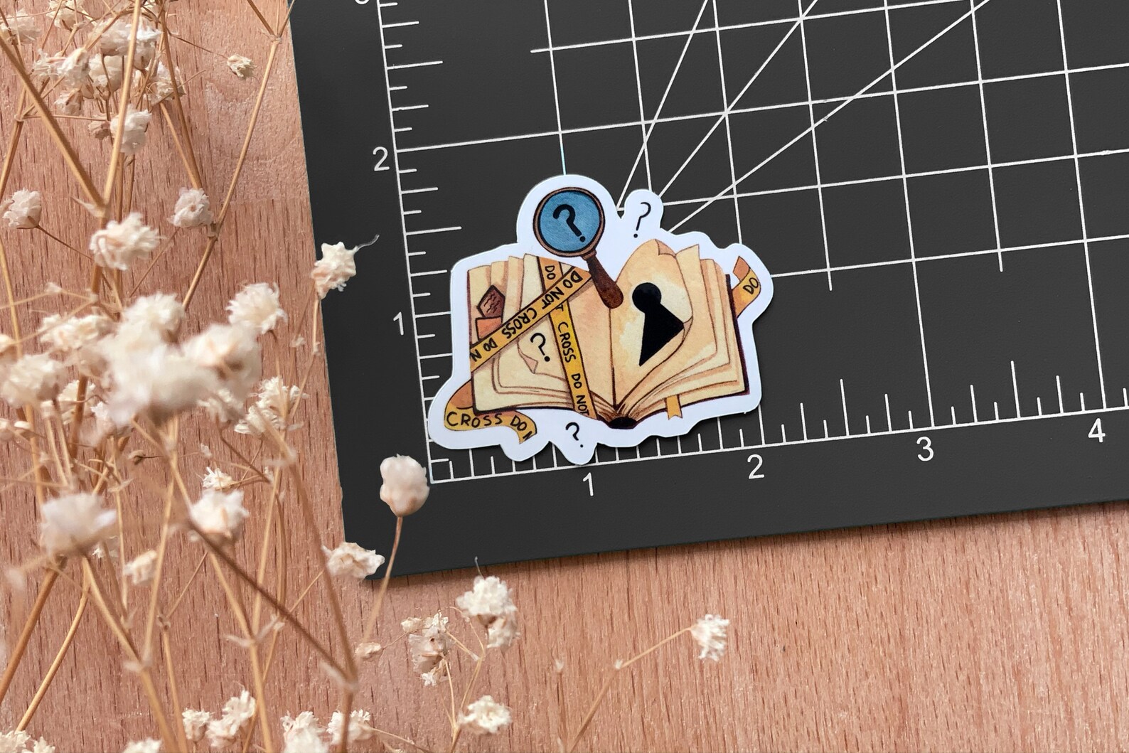 Crime Thriller Book Sticker: Glossy Vinyl Diecut, Book Lover Gift - Etsy