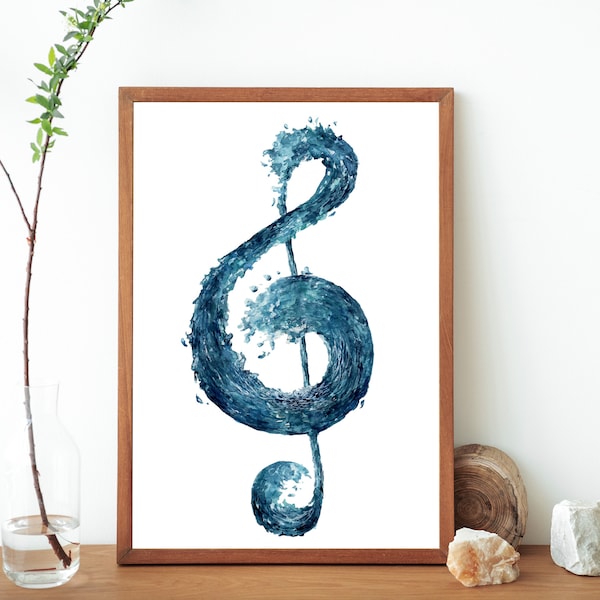 Music Note Poster - Etsy