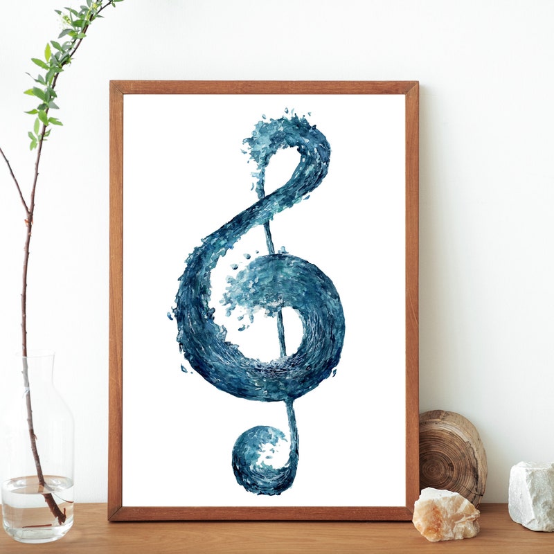 Music Note Poster - Etsy