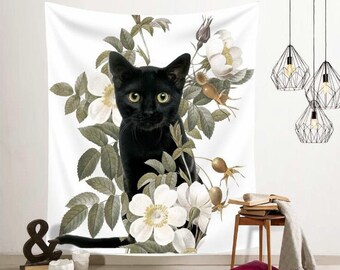 Cat tapestry | Etsy
