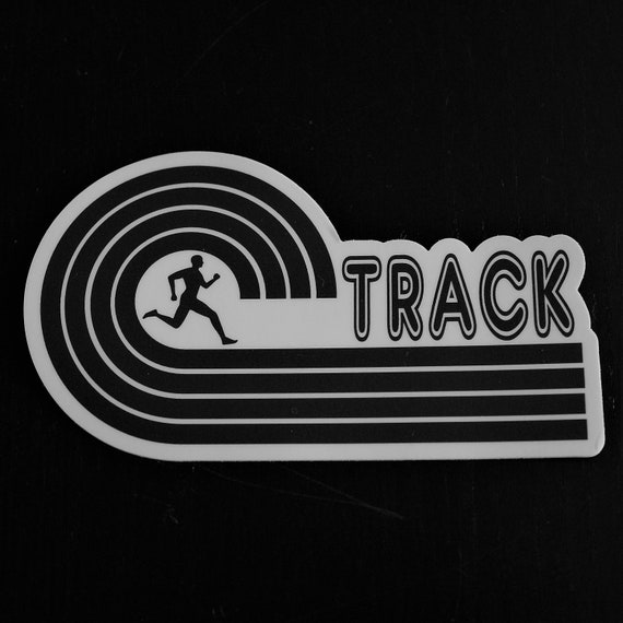 Track Runner Sticker Vinyl Die Cut Sticker Track Running | Etsy