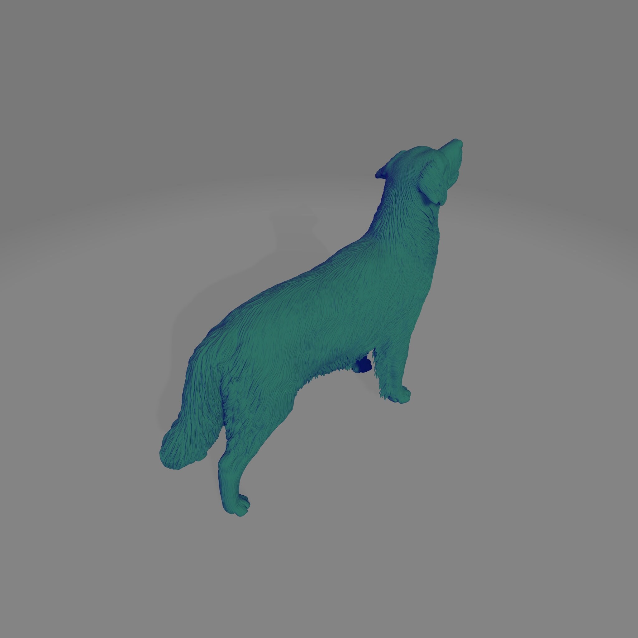 Resin 3D Printed Standing Golden Retriever Figurine - Etsy