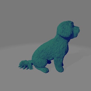 Resin 3D Printed Cavapoo Figurine - Etsy