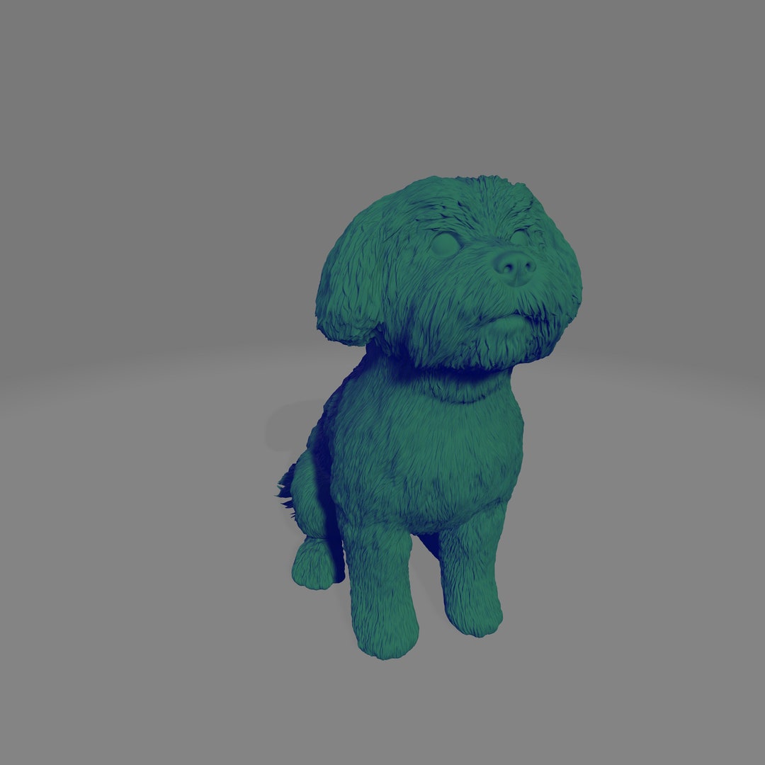 Resin 3D Printed Cavapoo Figurine - Etsy