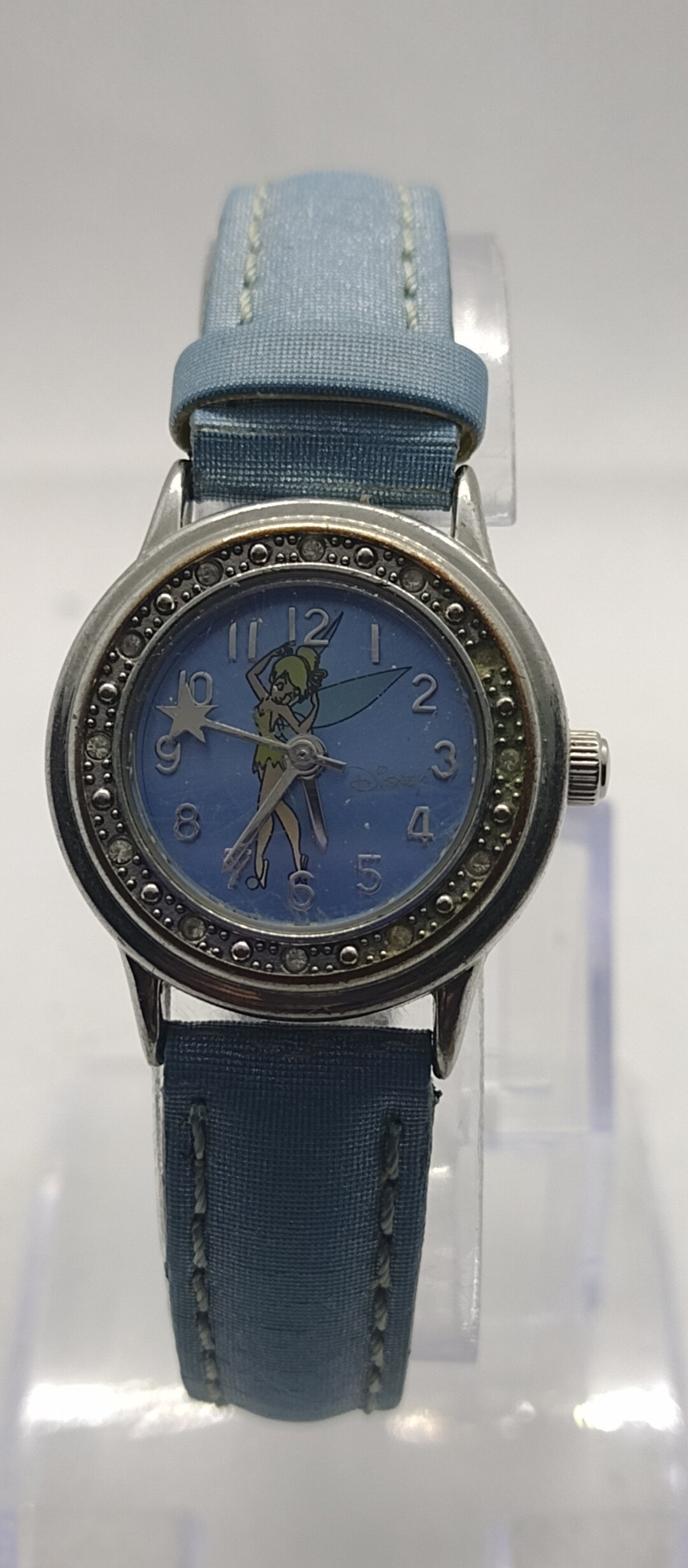 Disney Watch Fairy Princess Blue Color Band Watch Disney MC0030 - Etsy