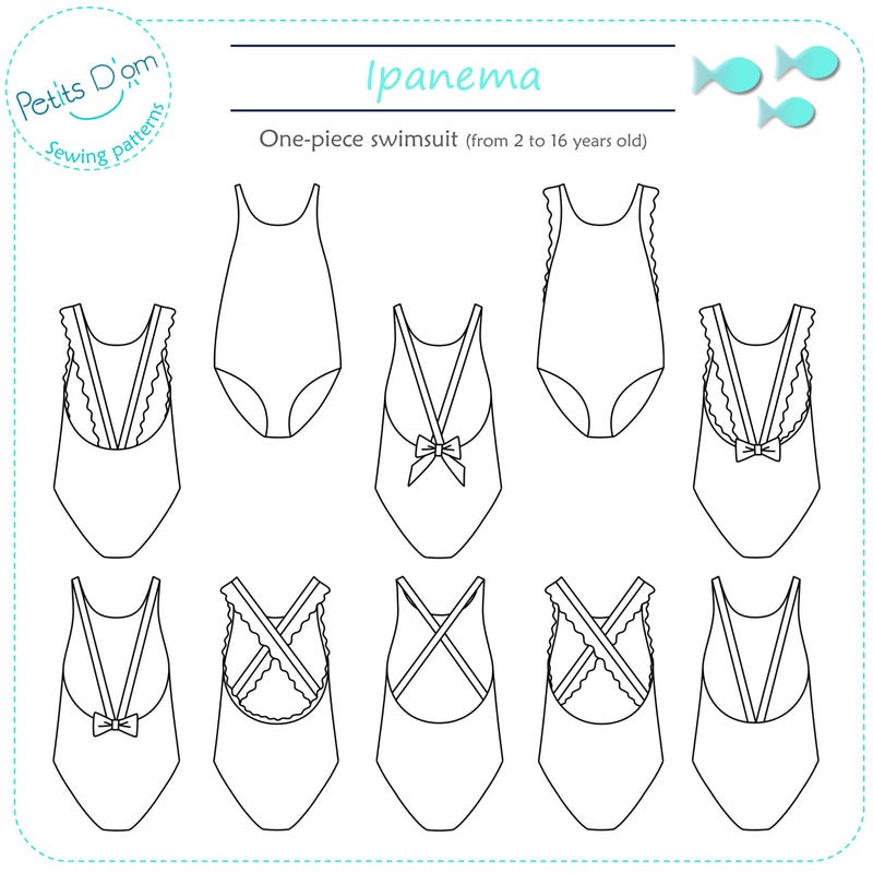 Swimsuit Pattern - Etsy