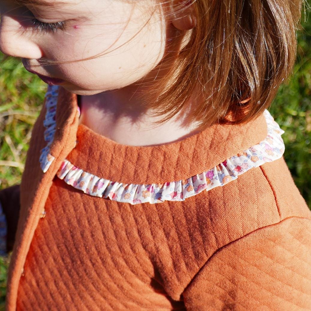 Girl Cardigan/jacket PDF Sewing Pattern Size 2-16 VILLANELLE - Etsy
