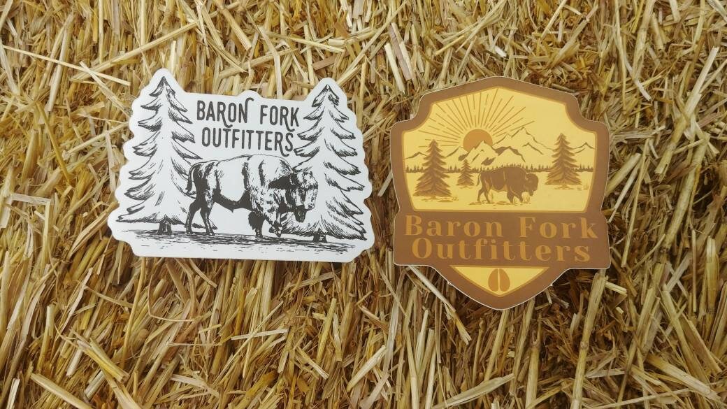 Buffalo Roam & Bison Crest Decal - Etsy