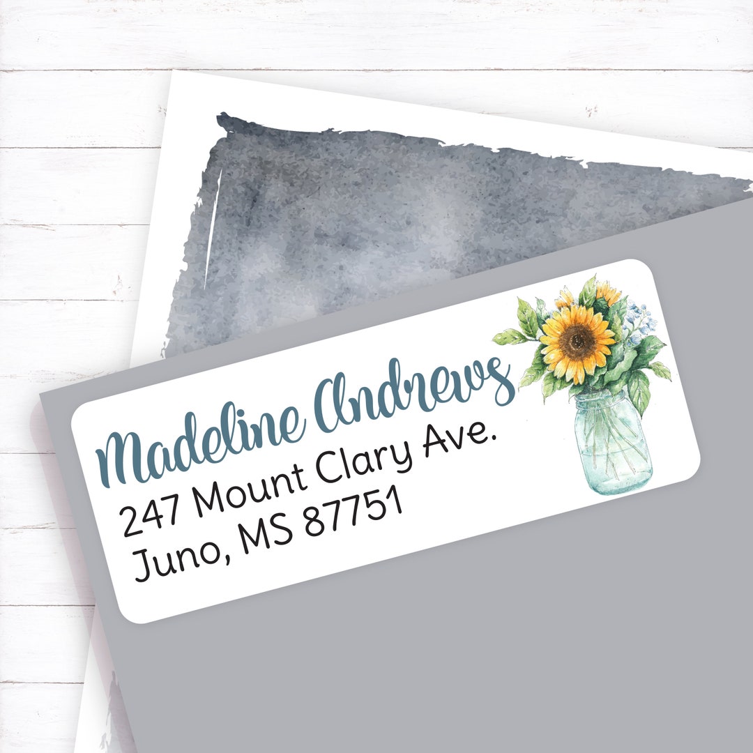 Custom Return, Address Labels, Personalized Return, Address Stickers ...
