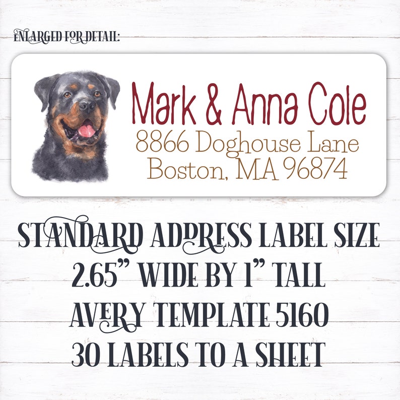 Custom Return Address Labels Personalized Return Address - Etsy