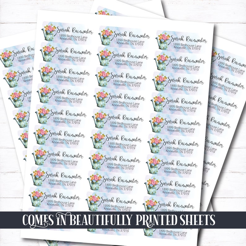 Custom Return Address Labels Personalized Return Address - Etsy