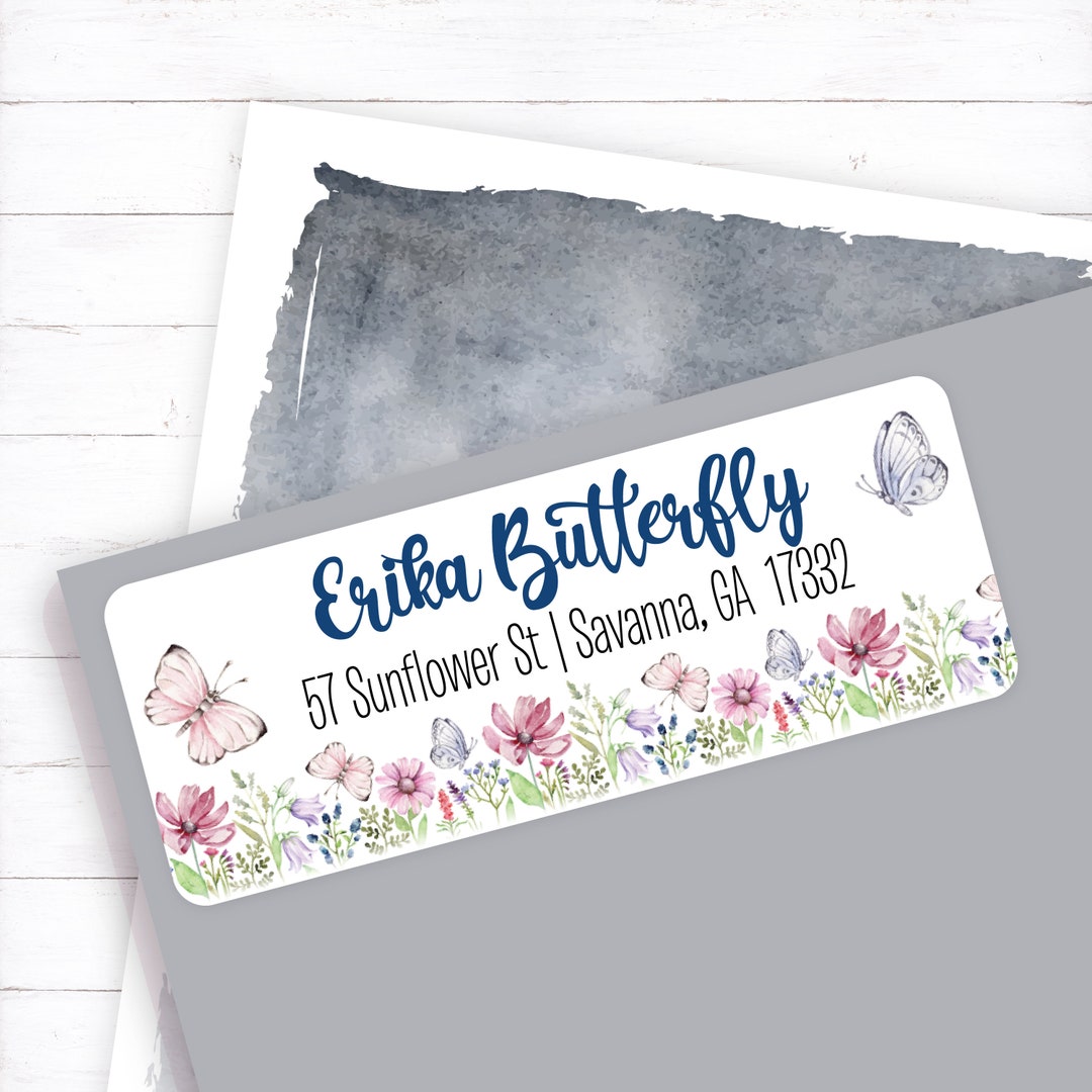 Custom Return, Address Labels, Personalized Return, Address Stickers ...