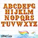 Printable Digital Alphabet Letters, Circus Letters, Circus Alphabet ...