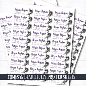 Smoke Dragon Return Address Labels, Fantasy Address Label, Dragon ...