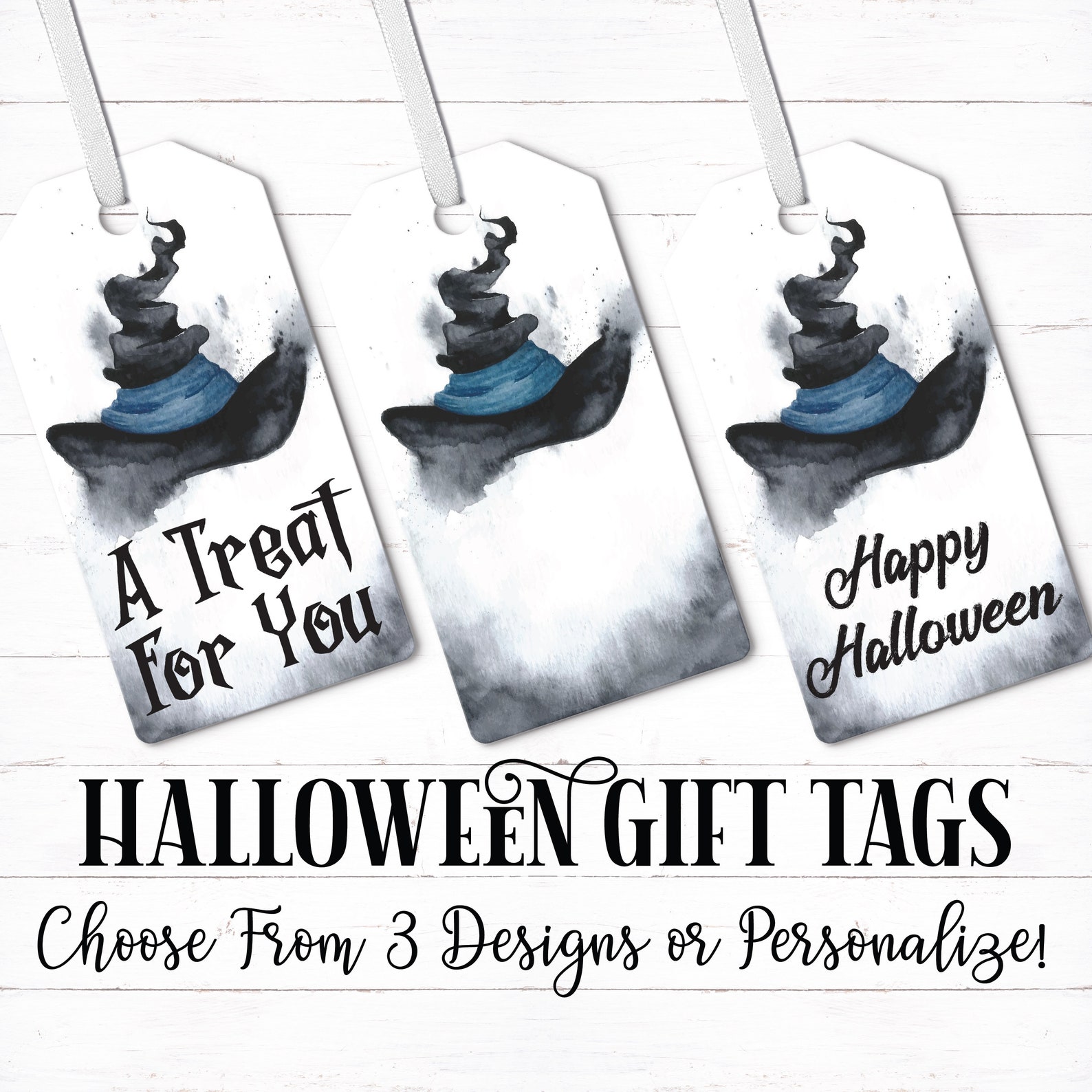 Halloween Gift Tag Witch Gift Witch Tag Gift Tag Scary - Etsy