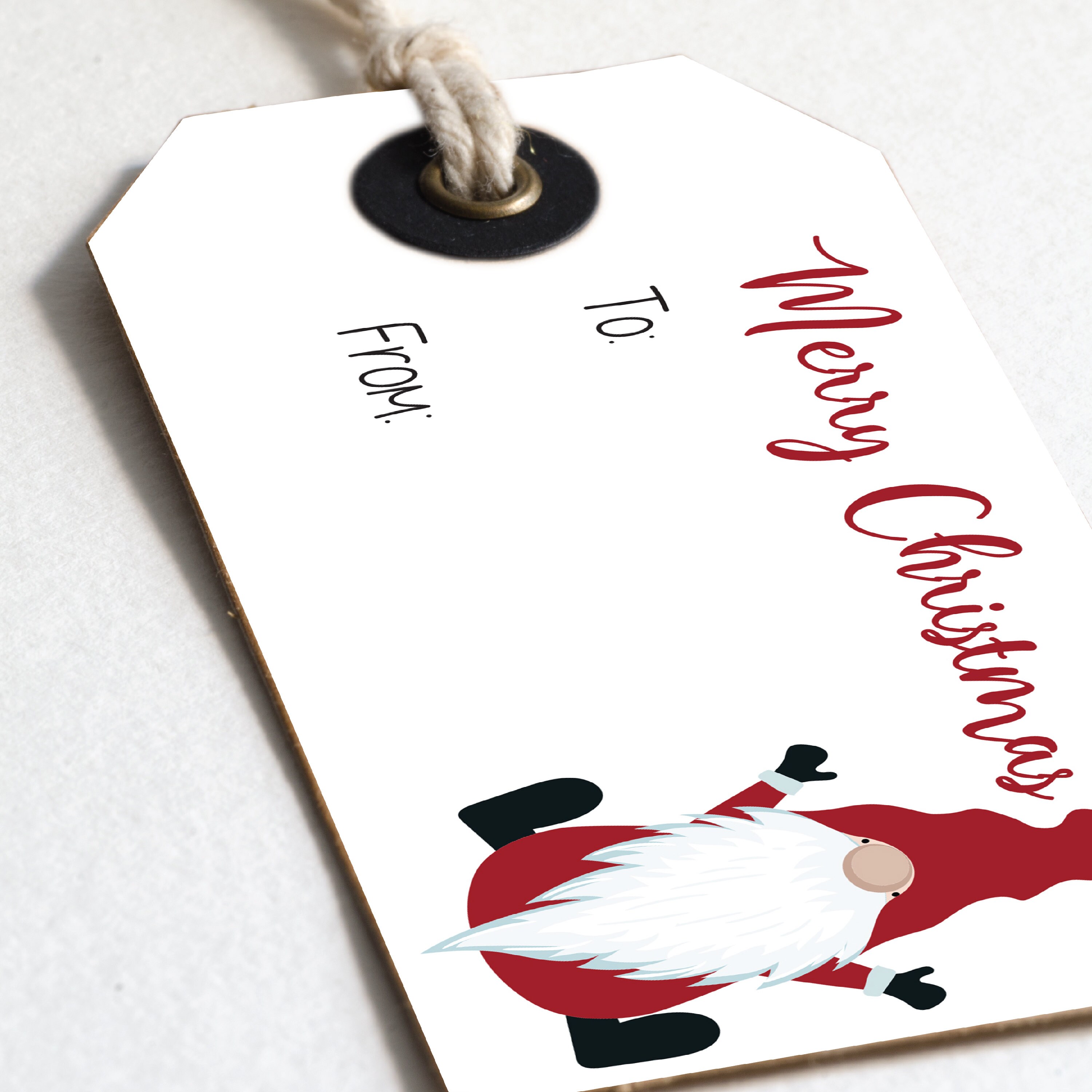 Christmas Gift Tag Gnome Gift Tag Christmas Tag Gnome Tag | Etsy