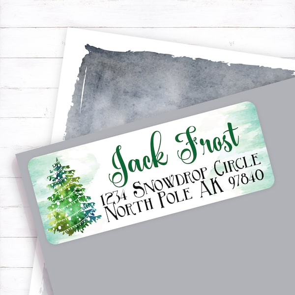 Christmas Tree Label - Etsy