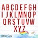 Printable Digital Alphabet Letters, Printable Numbers, Printable ...