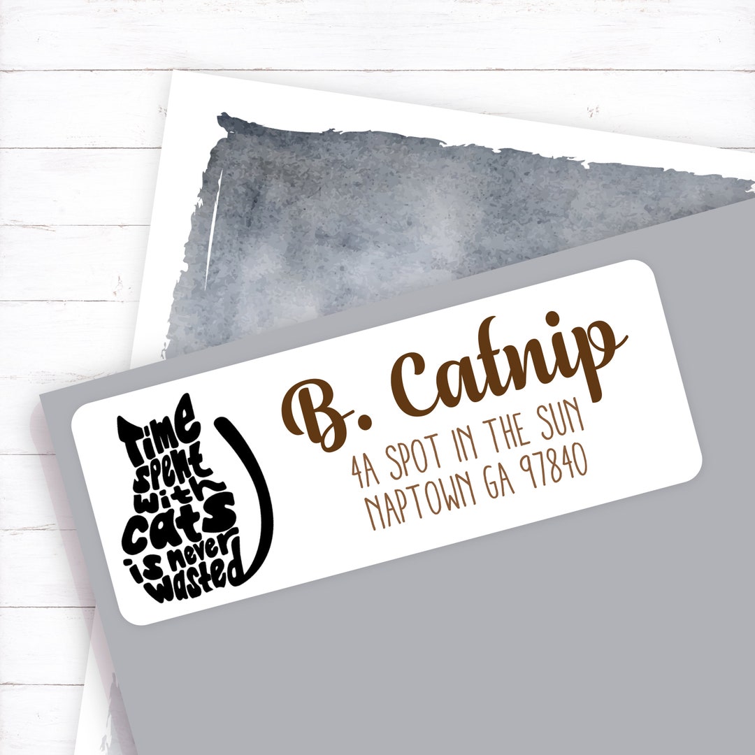 Custom Return, Address Labels, Personalized Return, Address Sticker ...