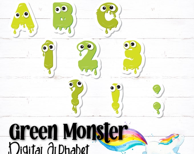 Printable Digital Alphabet Letters, Bubble Letters, Puff Alphabet ...