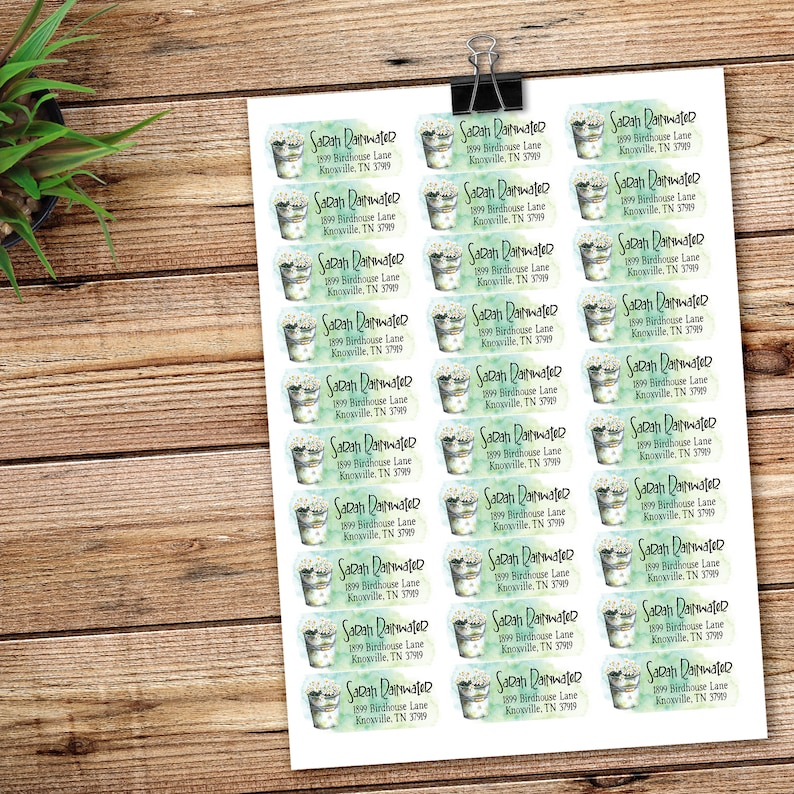 Custom Return Address Labels Personalized Return Address - Etsy