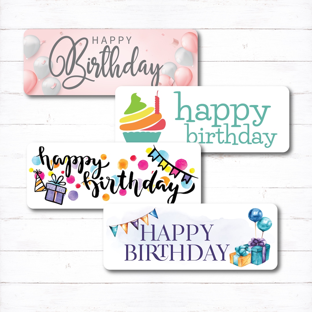 Happy Birthday, Return Address, Address Labels, Birthday Return ...