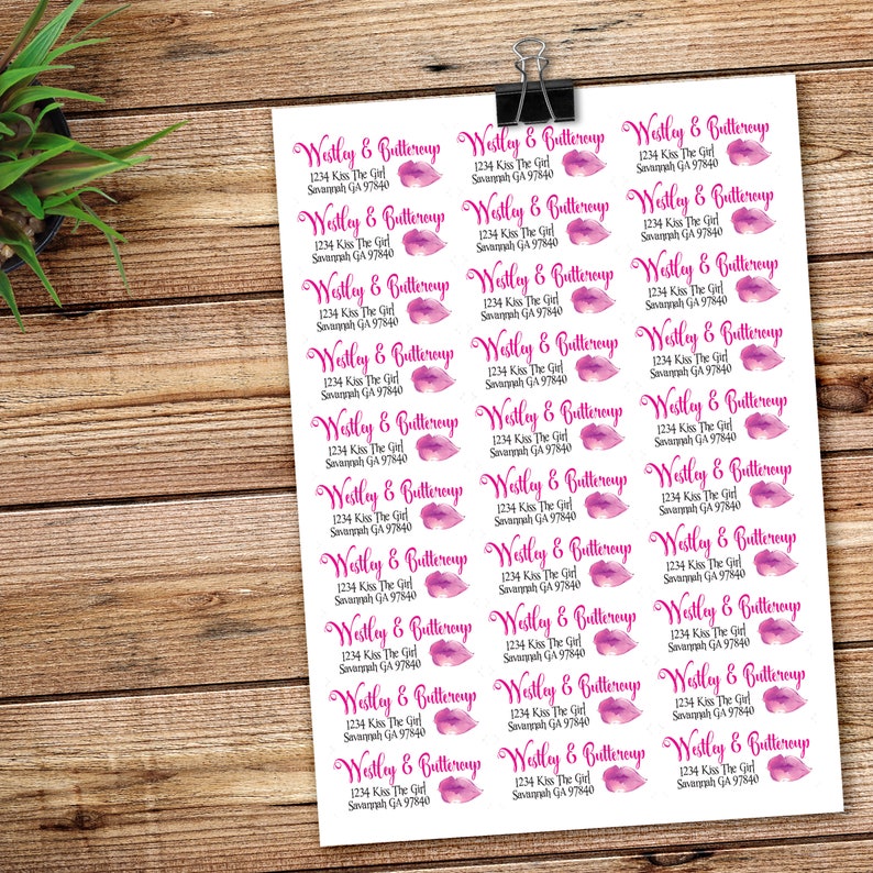 Custom Return Address Labels Personalized Return Address - Etsy